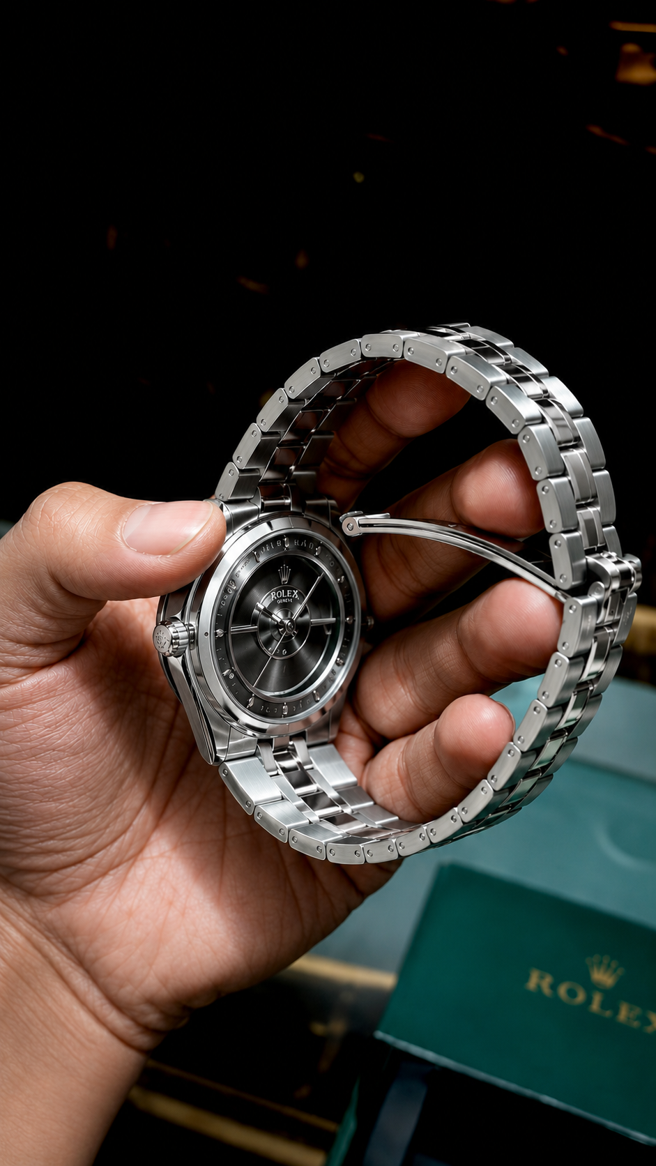 Luxury Silver Stainless Steel Men's Watch – HASHMI COLLECTION